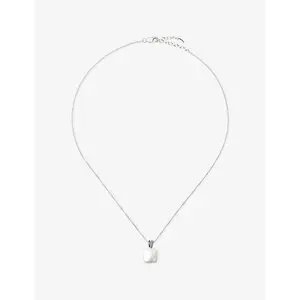 MISSOMA Square Pearl Baya Sterling- Pendant Necklace - Silver