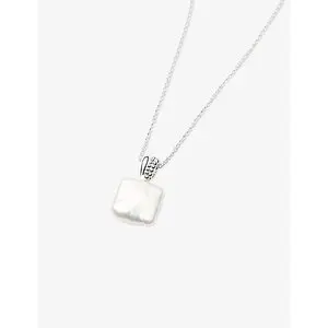 MISSOMA Square Pearl Baya Sterling- Pendant Necklace
