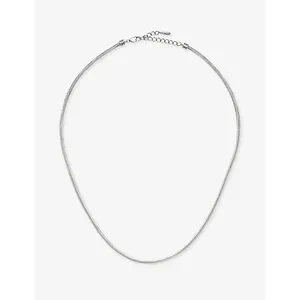 MISSOMA Thin Snake Platinum Pvd Plated Stainless-steel Chain Necklace - Silver