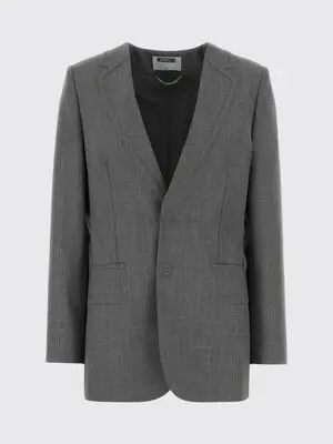 Moschino Single-breasted Wool Blend Blazer