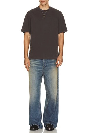 AGOLDE Asha Mock Neck Tee