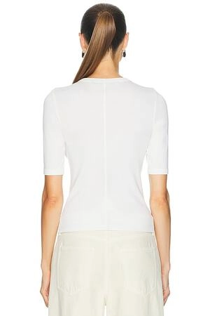 Enza Costa Supima Cotton Classic Half Sleeve T-shirt