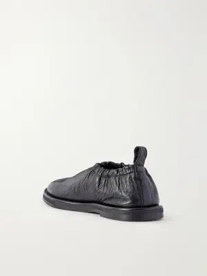 Studio Nicholson Korine Crinkled Leather Loafers