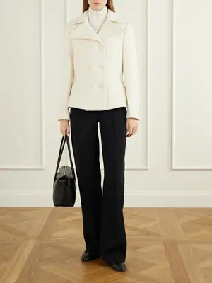 Proenza Schouler Romane Double-breasted Wool-blend Jacket
