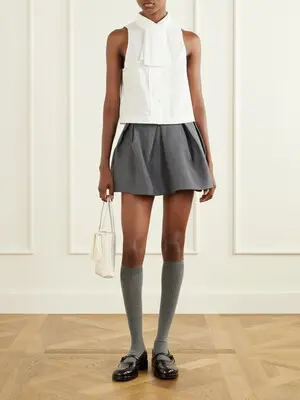 SHUSHU/TONG Wool-blend Mini Skirt