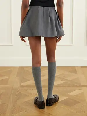 SHUSHU/TONG Wool-blend Mini Skirt