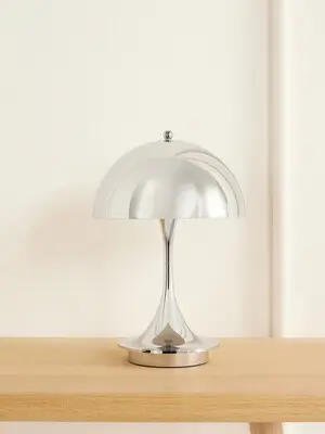 Louis Poulsen Panthella 160 Portable Table Lamp - Silver