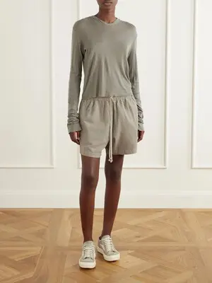 Rick Owens Cotton-jersey Shorts