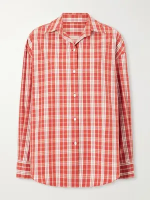 Faithfull The Brand En Vau Checked Cotton Shirt
