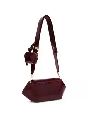 GANNI Bou Bag East/west Shine - Red