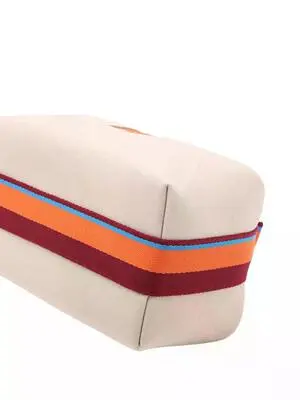 Hermès 2000-2026 Small Toile Bride A Brac H Pavillon Case Vanity Bag