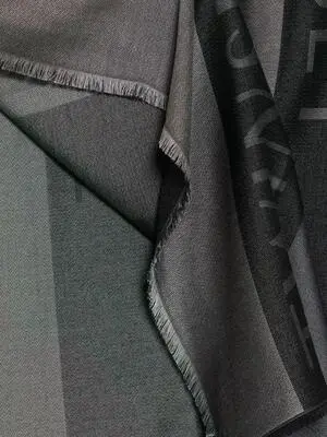 TWINSET Logo-print Frayed Scarf