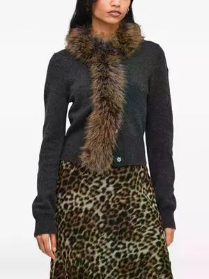Marc Jacobs Faux-fur Lined Cardigan