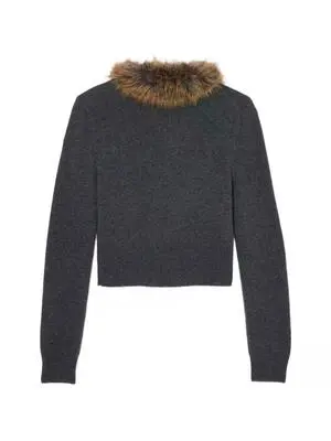 Marc Jacobs Faux-fur Lined Cardigan