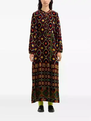PIERRE-LOUIS MASCIA Kanada Geometric-print Maxi Dress