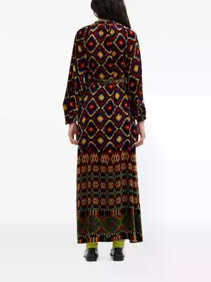 PIERRE-LOUIS MASCIA Kanada Geometric-print Maxi Dress