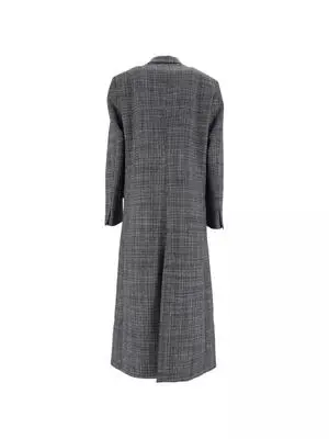 Fabiana Filippi Double-breasted Mouliné-effect Coat