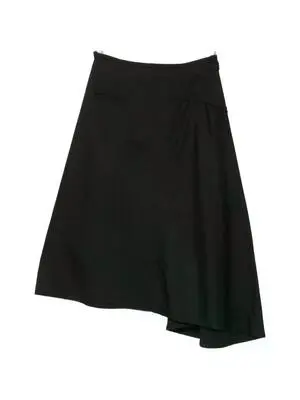 Yohji Yamamoto Asymmetric Panelled Mini Skirt