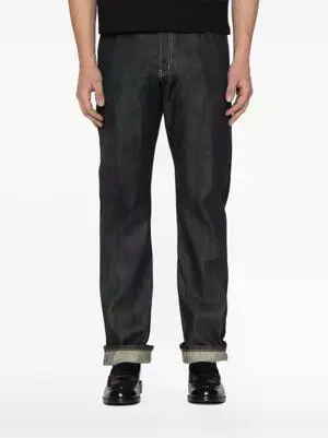 Naked & Famous Denim Guardian Ii Selvedge Straight-leg Jeans - Blue