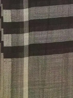 Burberry Monochrome Checked Scarf