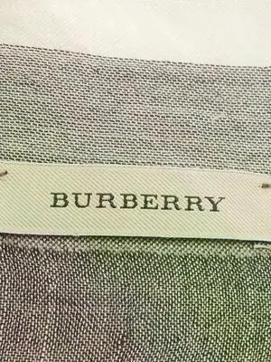 Burberry Monochrome Checked Scarf