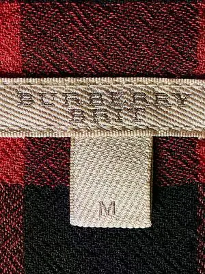 Burberry Checked Long-sleeve Blouse