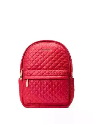 Mz Wallace Metro Quilted Backpack - Red