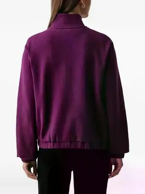TRUSSARDI Logo-print Quarter-zip Sweatshirt