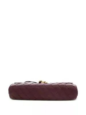 Bottega Veneta Mini Nappa Intrecciato Andiamo Cross Body Bag - Red