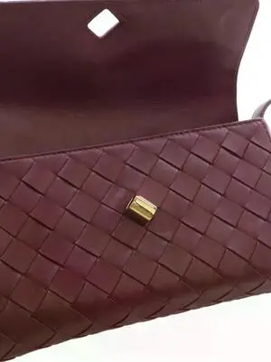 Bottega Veneta Mini Nappa Intrecciato Andiamo Cross Body Bag - Red