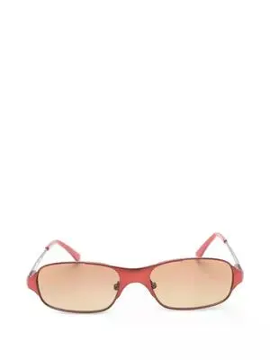 BRU EYEWEAR Aitken Rectangle-frame Sunglasses - Red