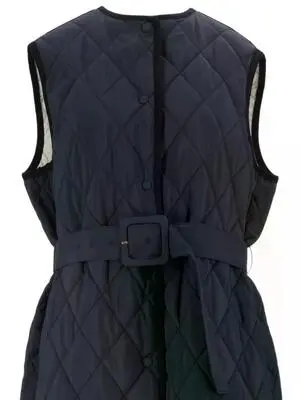 Fabiana Filippi Quilted Belted Gilet