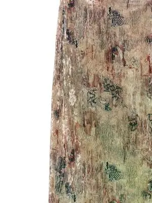 PIERRE-LOUIS MASCIA Filo Di Moss Midi Skirt