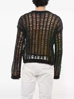 Dsquared2 See-through Mohair-blend Sweater