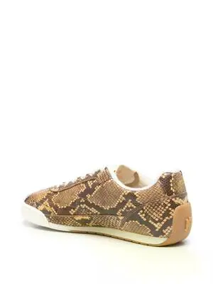 Amiri Coastline Python-effect Sneakers