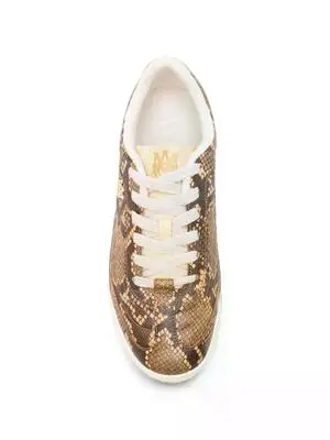 Amiri Coastline Python-effect Sneakers