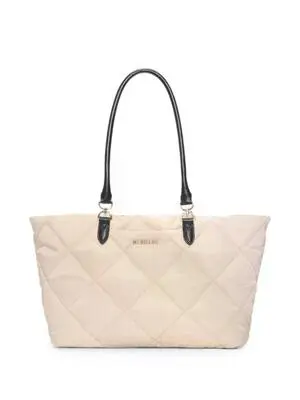 Mz Wallace Medium Madison Quilted Tote Bag - Neutrals