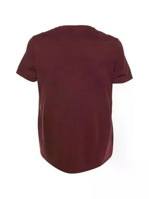 Burberry Embroidered-logo Crew-neck T-shirt