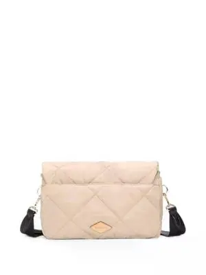 Mz Wallace Quilted Shoulder Bag With Foldover Top
