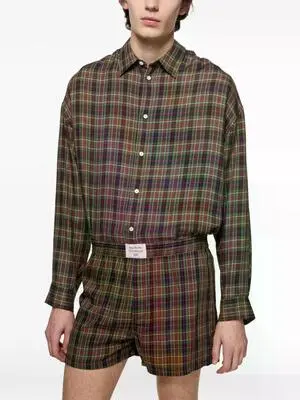 Acne Studios Casual Check Shorts