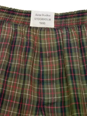 Acne Studios Casual Check Shorts