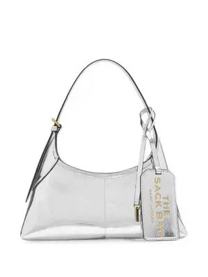 Marc Jacobs Metallic Crinkle Leather Small Belted Sack Bag