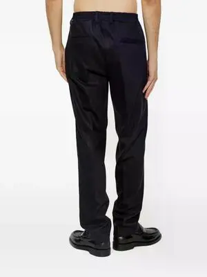 Eleventy Elasticated-waistband Pleated Trousers