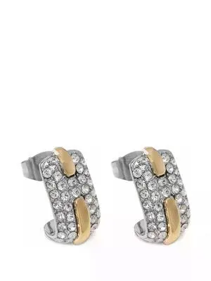 TRUSSARDI Crystal-embellished Hoop Earrings