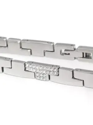 TRUSSARDI Crystal-embellished Chain-link Bracelet