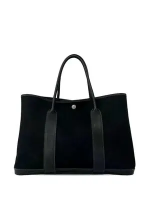 Hermès Garden Party Pm Tower Ash Buffl 44610 Tote Bag - Black