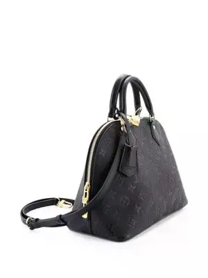 LOUIS VUITTON Alma Handbag Monogram Empreinte Leather Pm Satchel