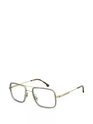Carrera Eyewear Square-frame Double-bridge Glasses - Grey