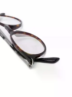 DB EYEWEAR BY DAVID BECKHAM Tortoiseshell Round-frame Glasses