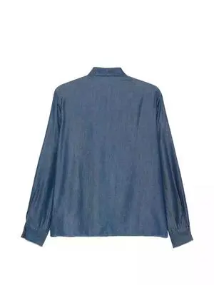XACUS Beth Ruffled Long-sleeve Shirt